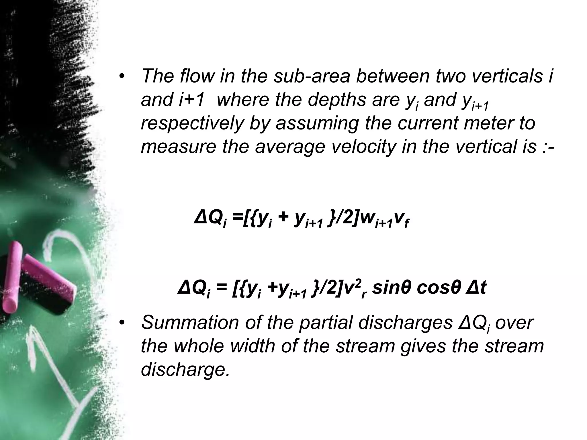 Stream flow measurement | PPTX