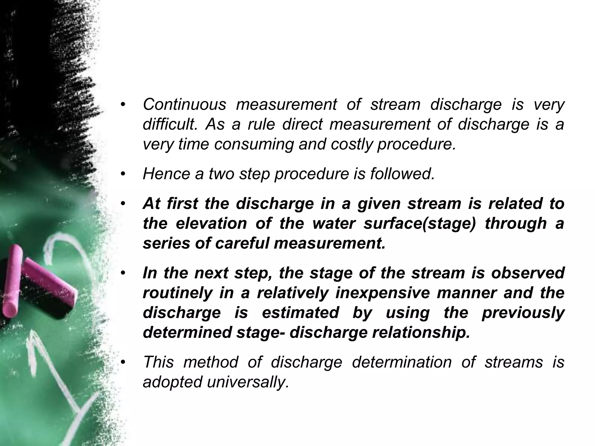 Stream flow measurement | PPTX