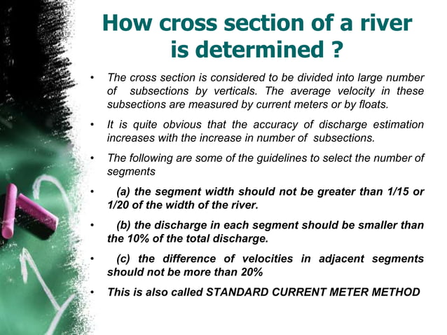 Stream flow measurement | PPTX