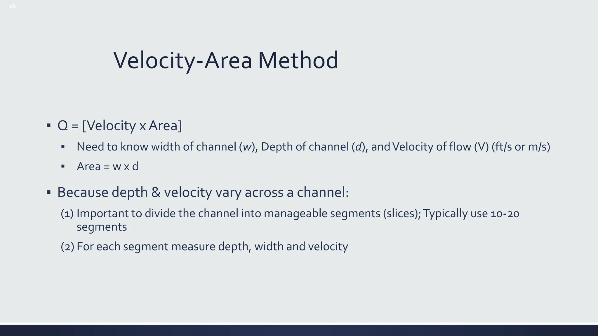 STREAMFLOW MEASUREMENT IN HYDROLOGY.pptx