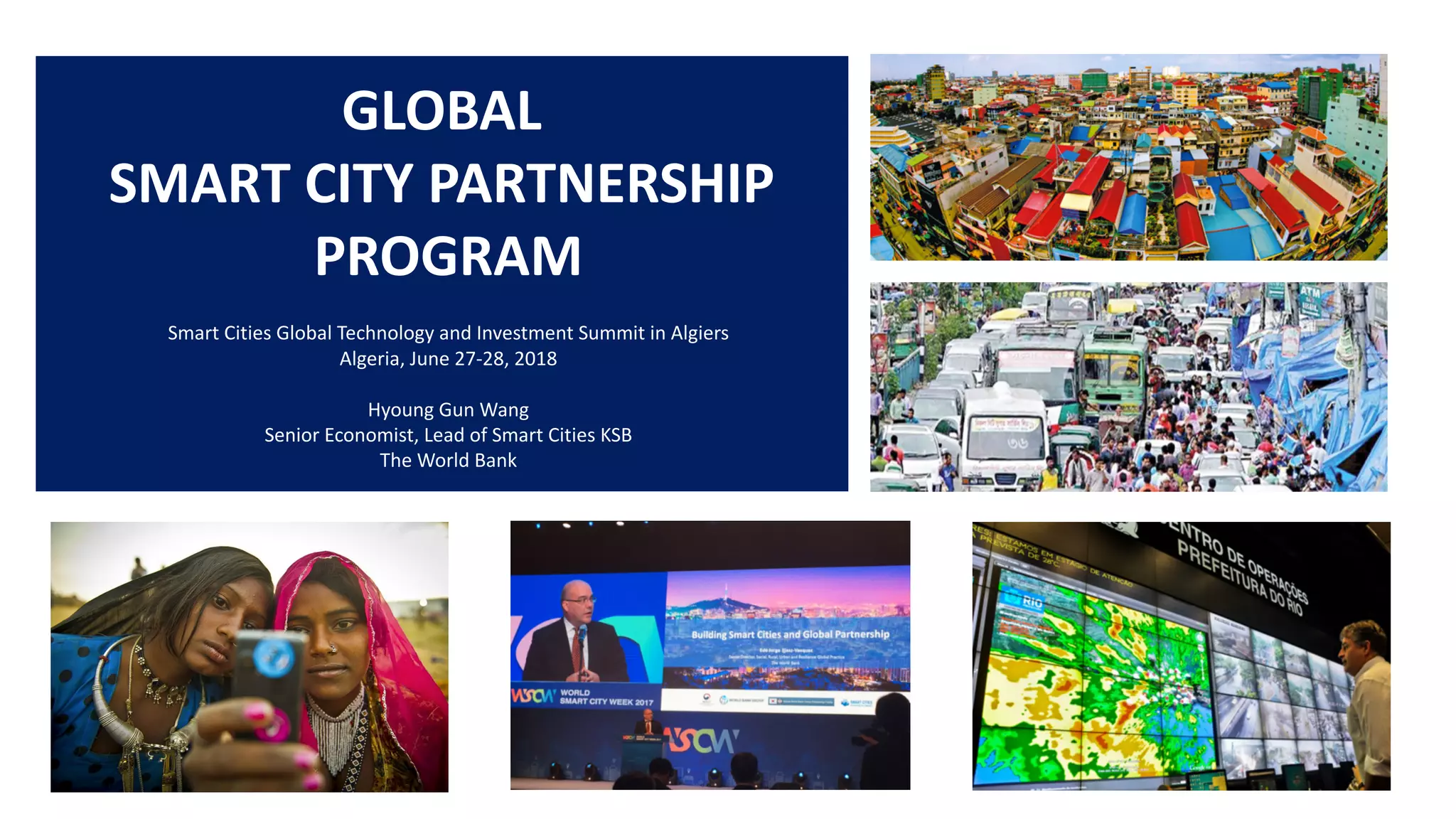 Global Smart City Partnership Program - Smart Cities Summit 2018 - Algiers | PDF