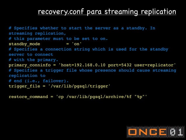 Streaming replication | PPT