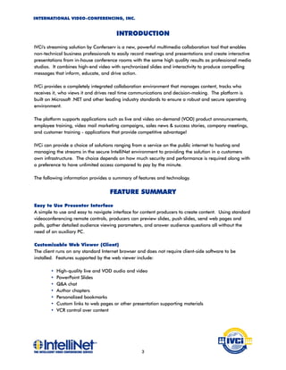 Streaming Video Solutions White Paper | PDF