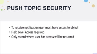 Streaming API Push Topic.pptx | Computing | Technology & Computing