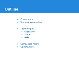 Streaming computing: architectures, and tchnologies | PDF | Cloud ...