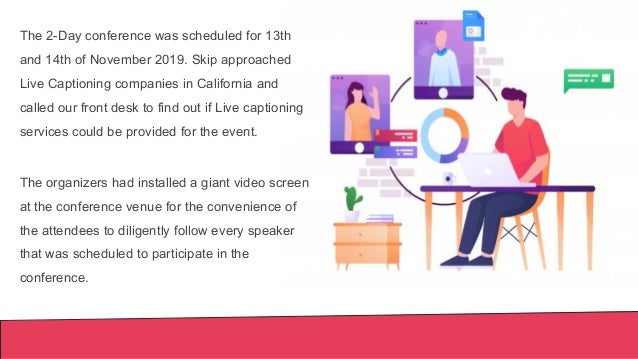 Streaming live captions for ‘no code conference’ organised in san ...