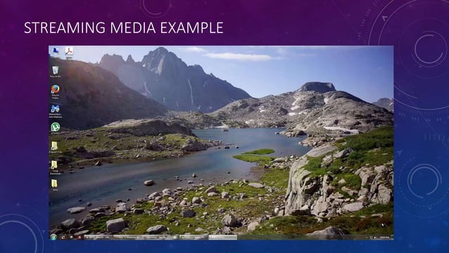 Streaming media presentation | PPTX | Home Entertainment Systems | Consumer Electronics