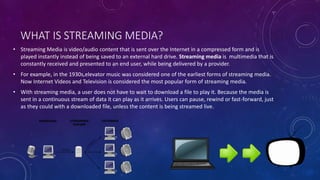 Streaming media presentation | PPTX | Home Entertainment Systems ...