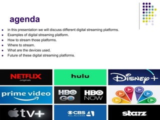 Streaming platforms | PPT
