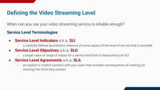 Streaming Reliability Engineering | PDF
