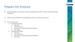 Streaming replication in PostgreSQL | PPTX | Databases | Computer Software and Applications