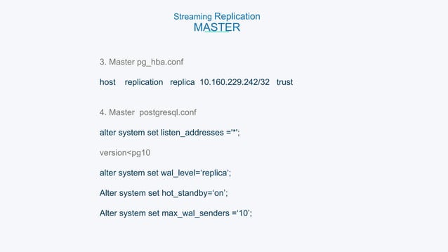 Streaming replication | PPT