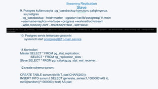 Streaming replication | PPT