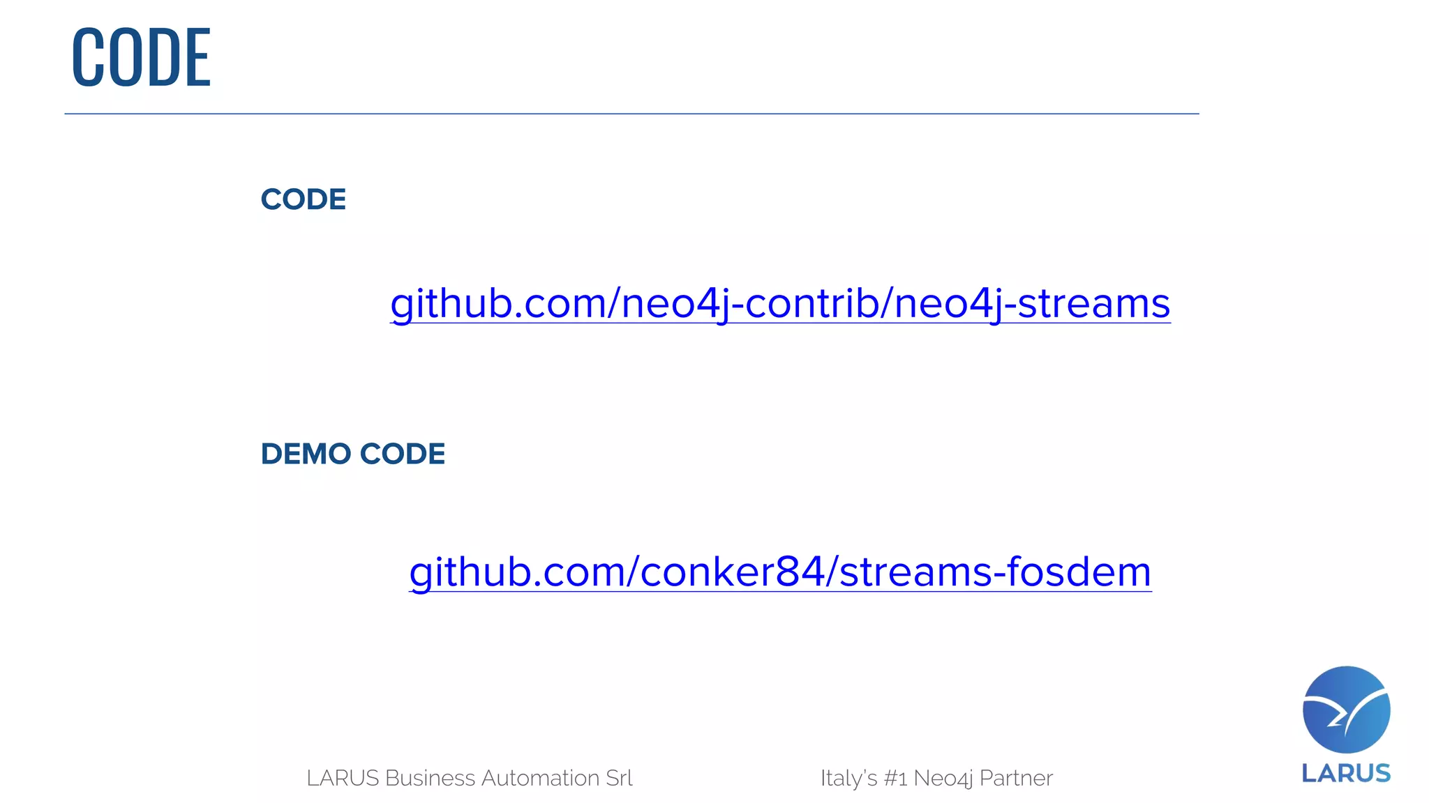 Neo4j Graph Streaming Services with Apache Kafka | PPT