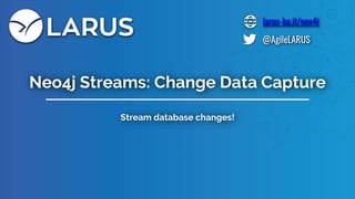 Neo4j Graph Streaming Services with Apache Kafka | PPTX | Databases | Computer Software and ...