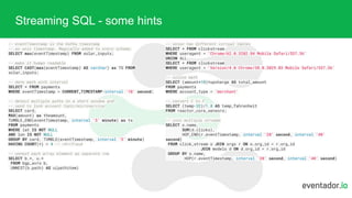Streaming sql w kafka and flink | PPT