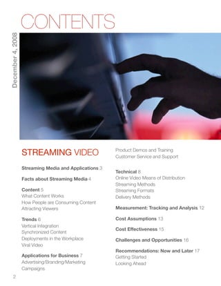 Streaming Video Report | PDF