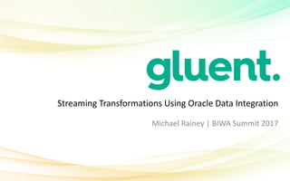 Streaming with Oracle Data Integration | PPT | Free Download