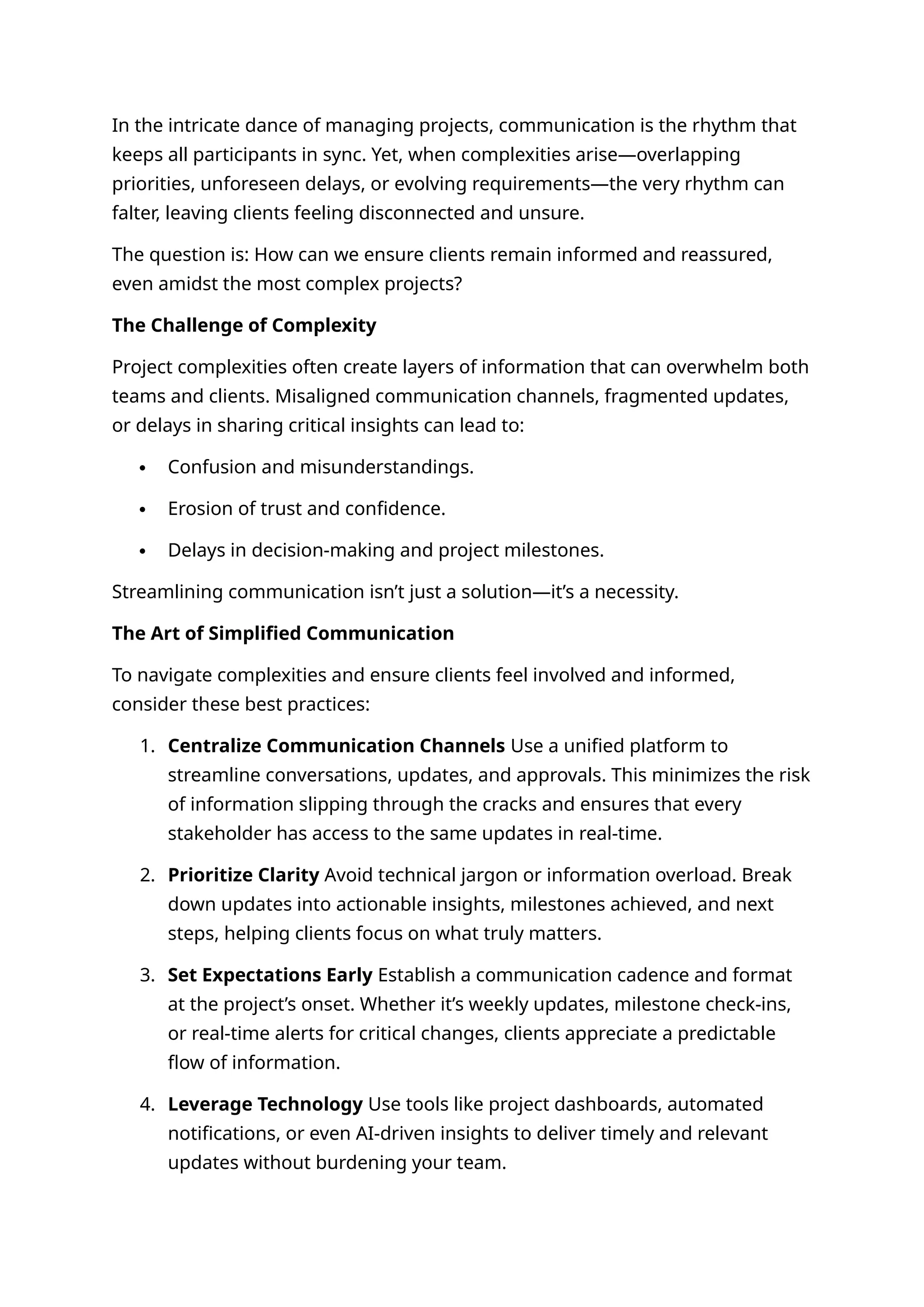 streamline communication channels and how to overcome it docx | PDF