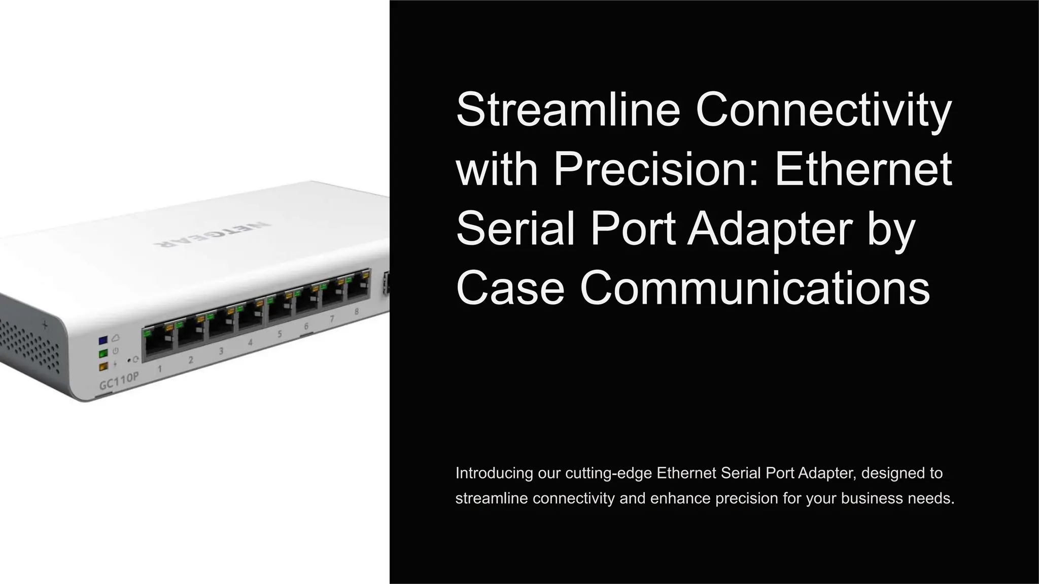 Streamline Connectivity with Precision Ethernet Serial Port Adapter by ...