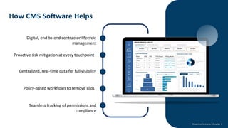 Streamline Contractor Lifecycle- TECH EHS Solution | PDF