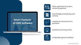Streamline Contractor Lifecycle- TECH EHS Solution | PDF