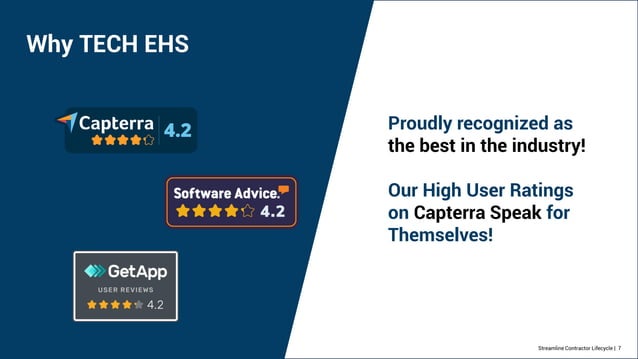 Streamline Contractor Lifecycle- TECH EHS Solution | PDF