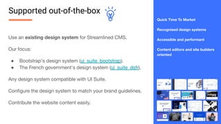 Streamlined CMS - DrupalCon Session | PPT