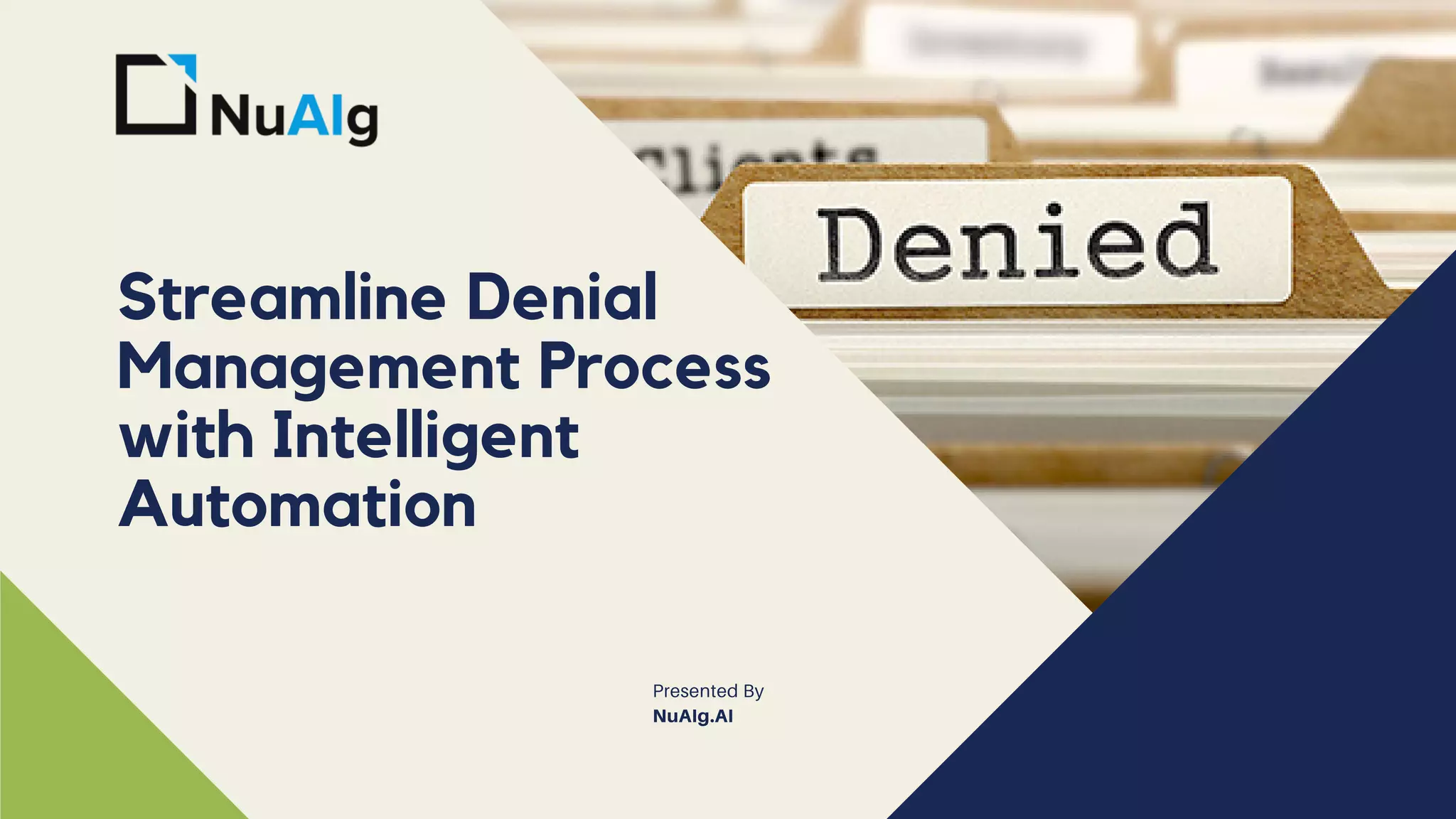 Streamline denial management process with intelligent automation | PDF
