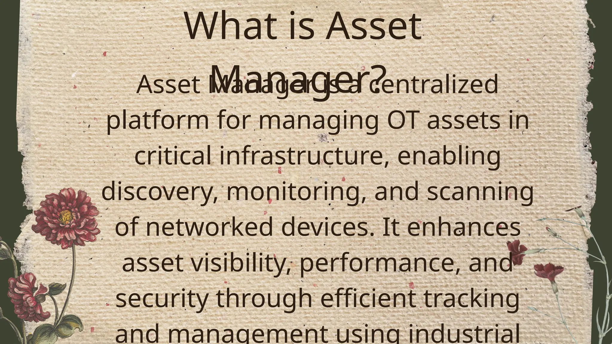 Streamlined OT Asset Inventory and Log Management Solution.pptx