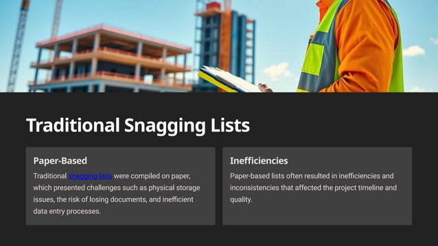 Streamline Operations with a Mobile Snag List Form | PPTX