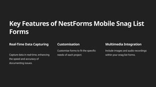 Streamline Operations with a Mobile Snag List Form | PPTX