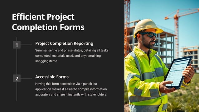 Streamline Operations with a Mobile Snag List Form | PPTX