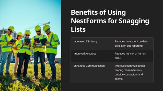 Streamline Operations with a Mobile Snag List Form | PPTX