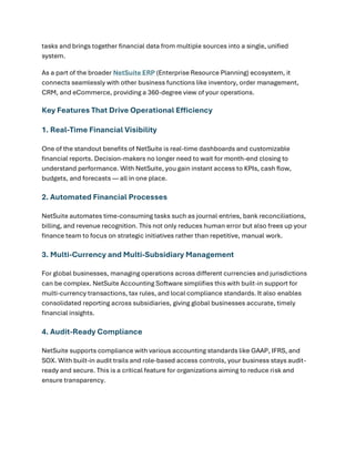 Streamline with NetSuite Accounting Software | PDF