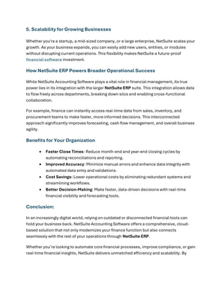 Streamline with NetSuite Accounting Software | PDF