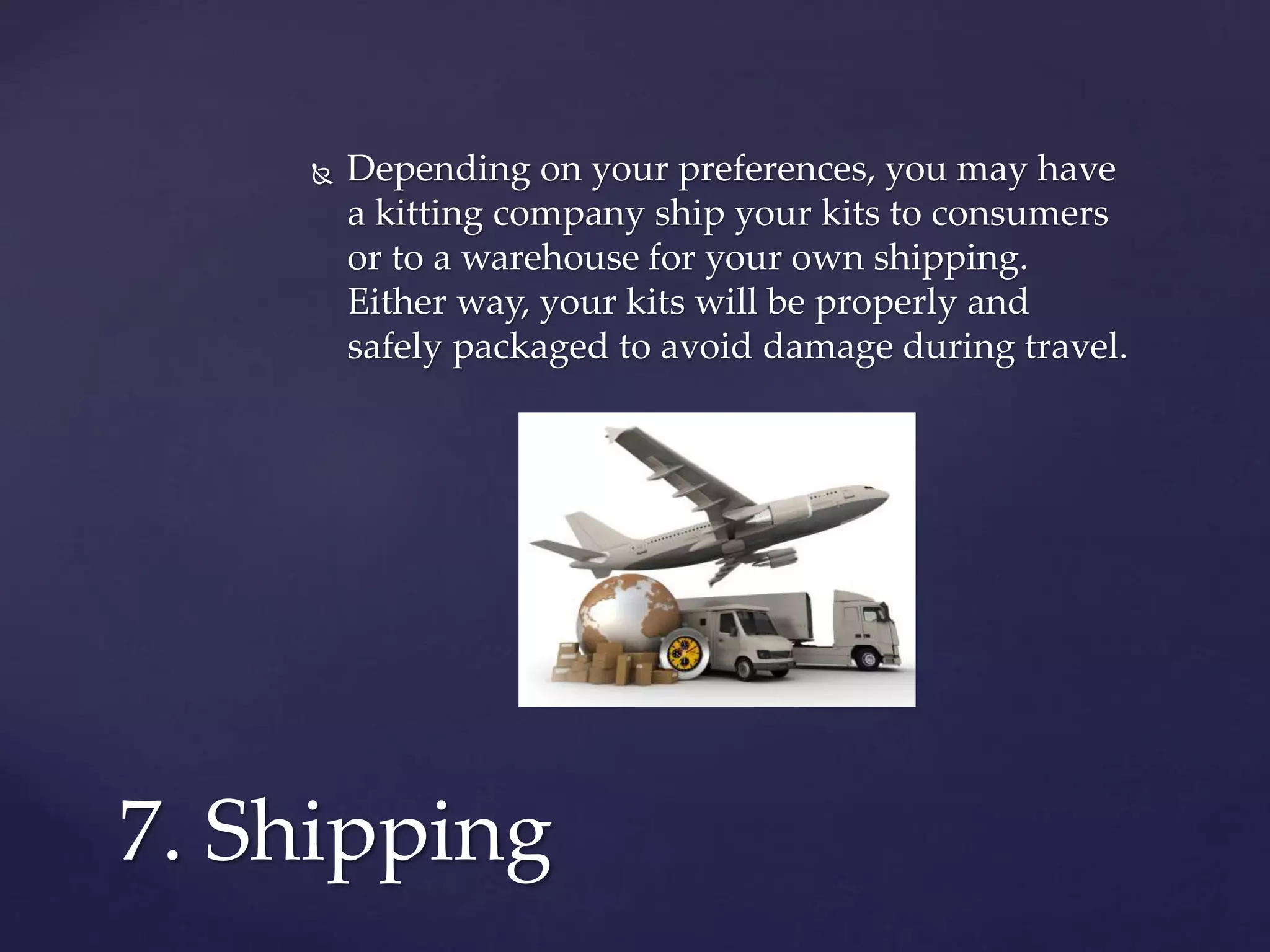 7 Steps of Kitting | PPTX
