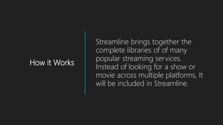 Streamline presentation | PPT