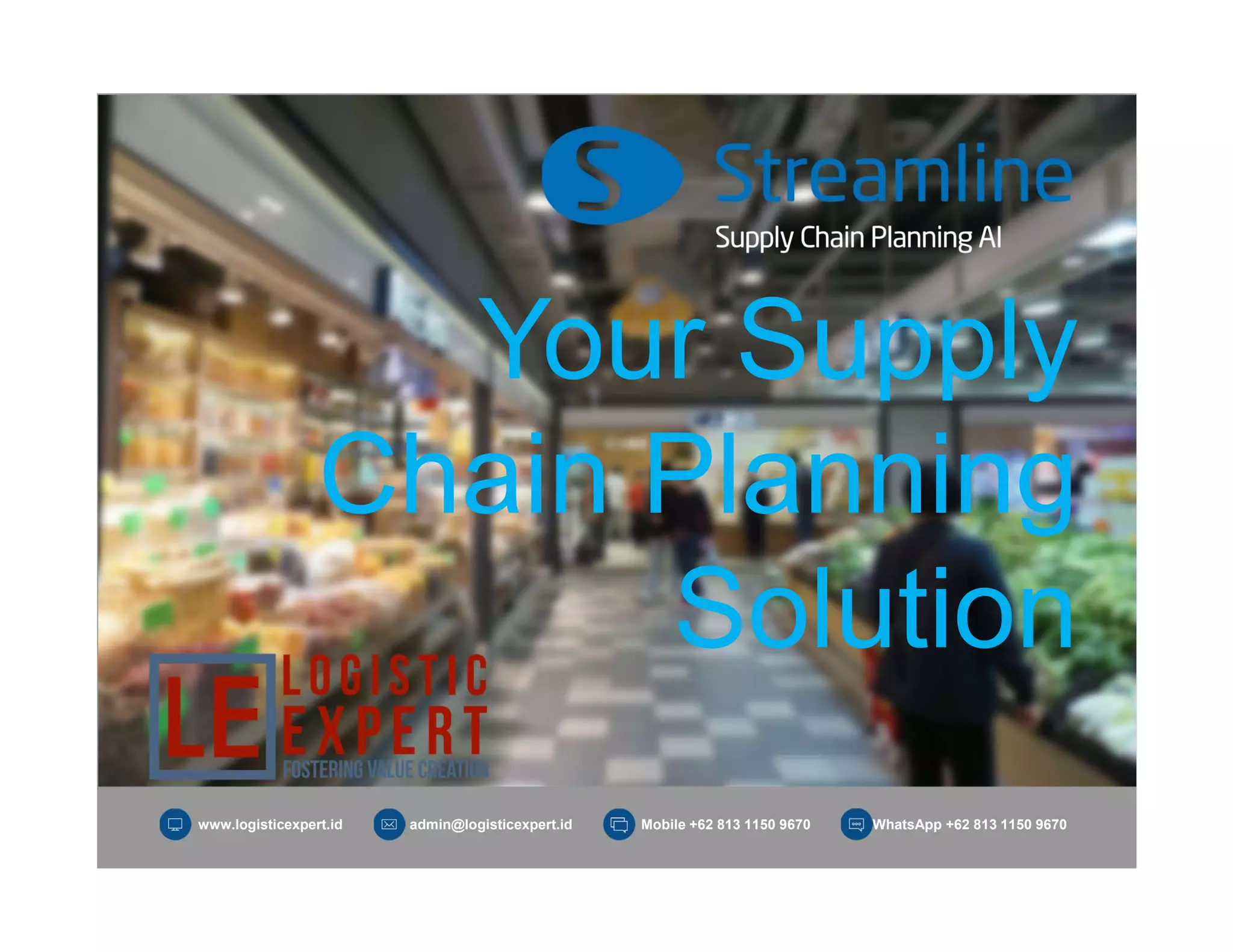 Streamline - A Supply Chain Planning Solution | PDF | Logistics | Business