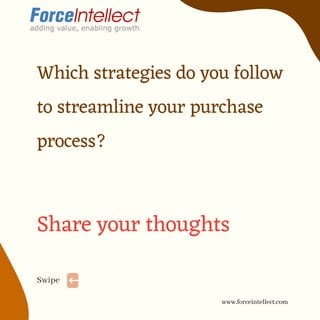 12 Strategies to streamline your purchase process | PDF