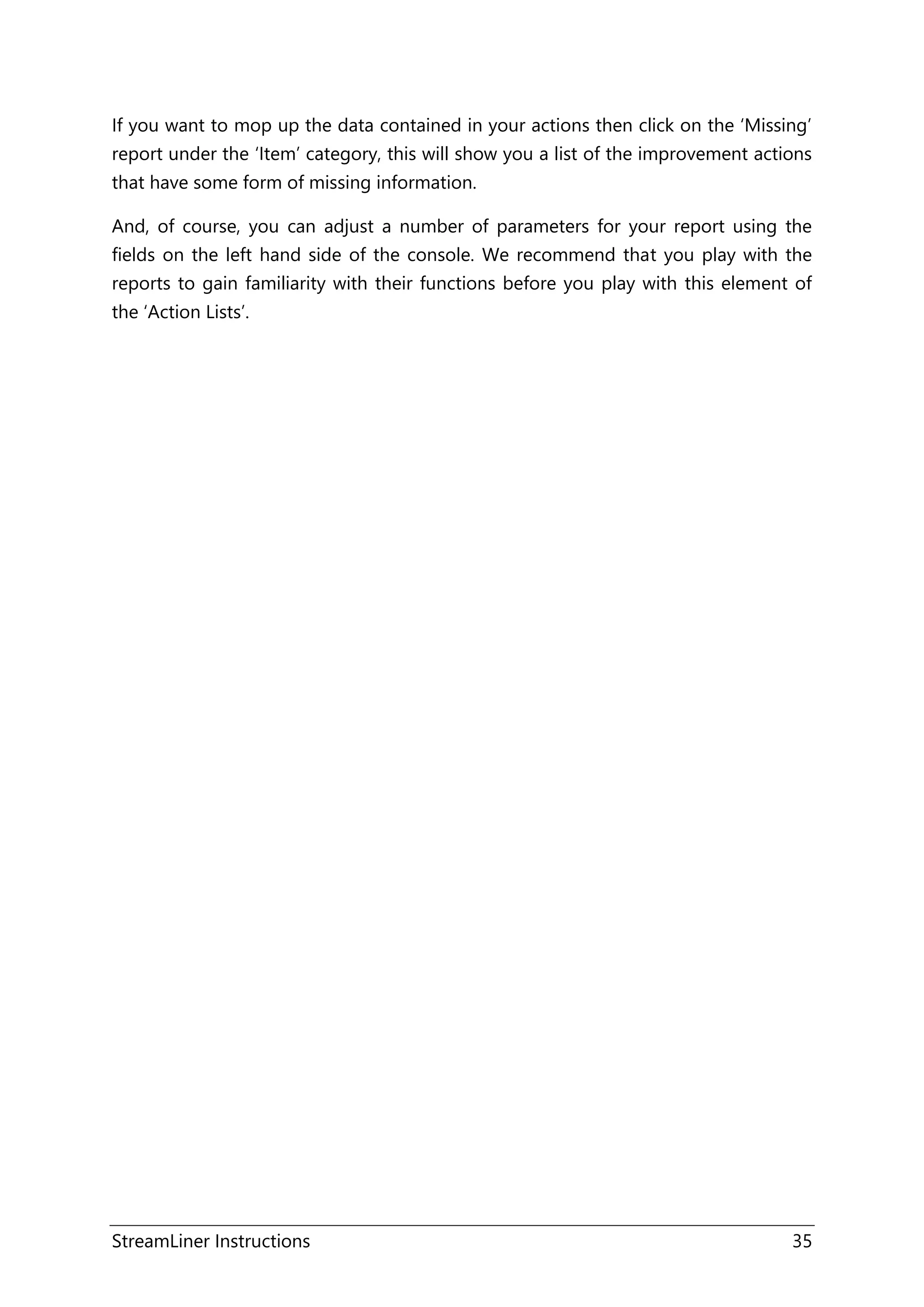 StreamLiner instructions - Learn how this continuous improvement ...