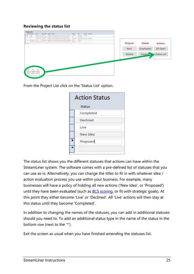 StreamLiner instructions - Learn how this continuous improvement ...