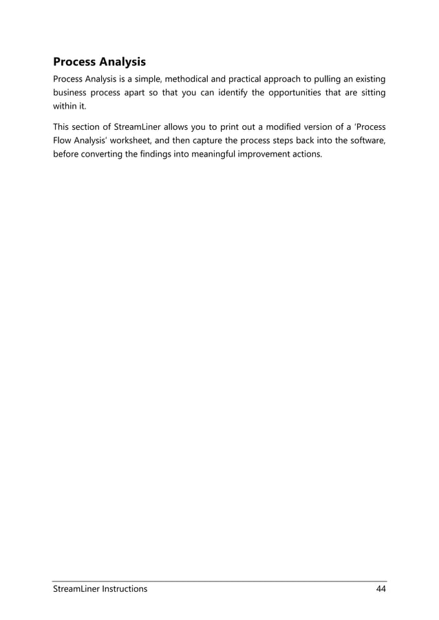 StreamLiner instructions - Learn how this continuous improvement ...