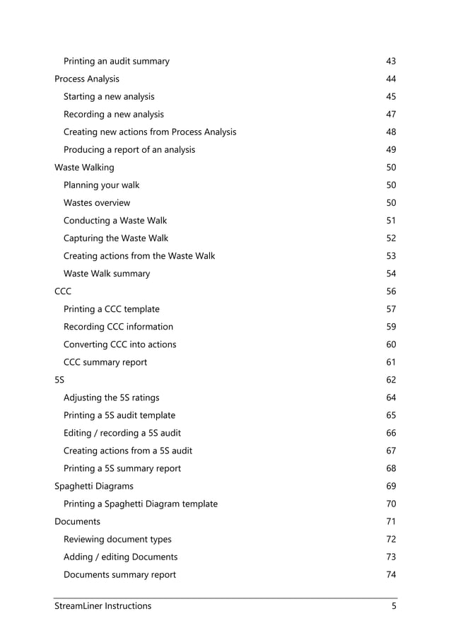 StreamLiner instructions - Learn how this continuous improvement ...