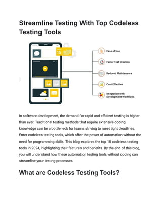 Streamline Testing With Top Codeless Testing Tools.pdf