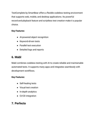 Streamline Testing With Top Codeless Testing Tools.pdf
