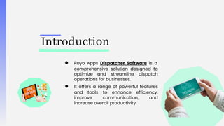 Streamline Your Dispatch Operations with Royo Apps Dispatcher | PDF | Computer Software and ...