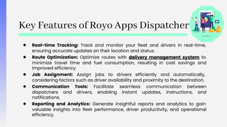 Streamline Your Dispatch Operations with Royo Apps Dispatcher | PDF | Computer Software and ...