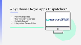 Streamline Your Dispatch Operations with Royo Apps Dispatcher | PDF | Computer Software and ...