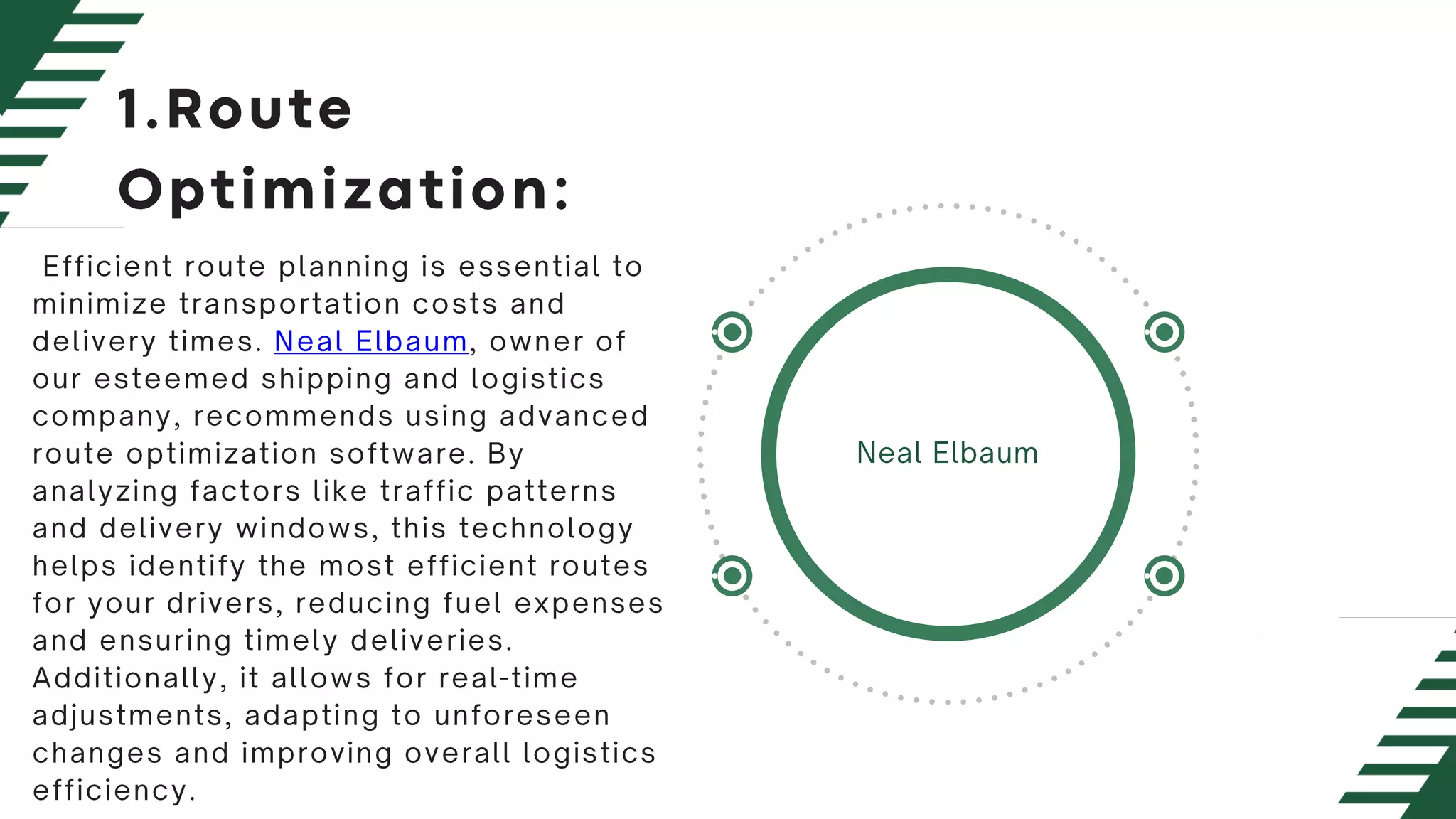 Streamline Your Logistics with Neal Elbaum's Tips.pptx